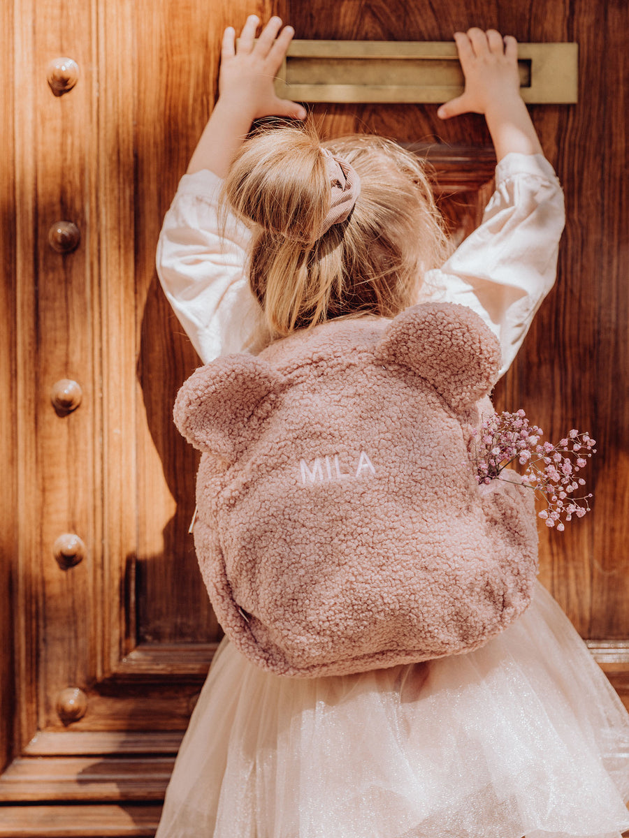 Backpack Teddy Bear Powder Pink – Le Olive